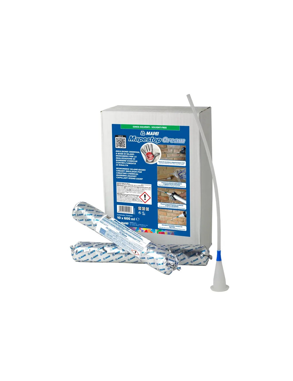 Mapestop Cream Mapei | Barriera Chimica contro Umidità di Risalita
