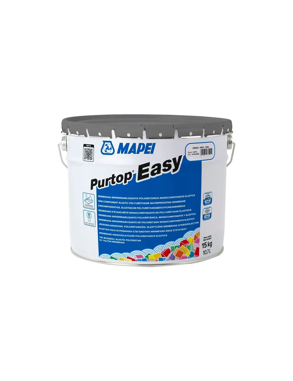 Purtop Easy MAPEI | Membrana Poliuretanica Impermeabilizzante